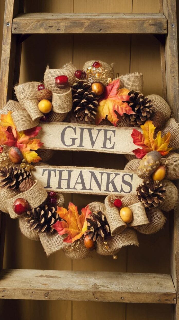 40+ Beautiful Thanksgiving Wreath Ideas for a Festive Touch 2025