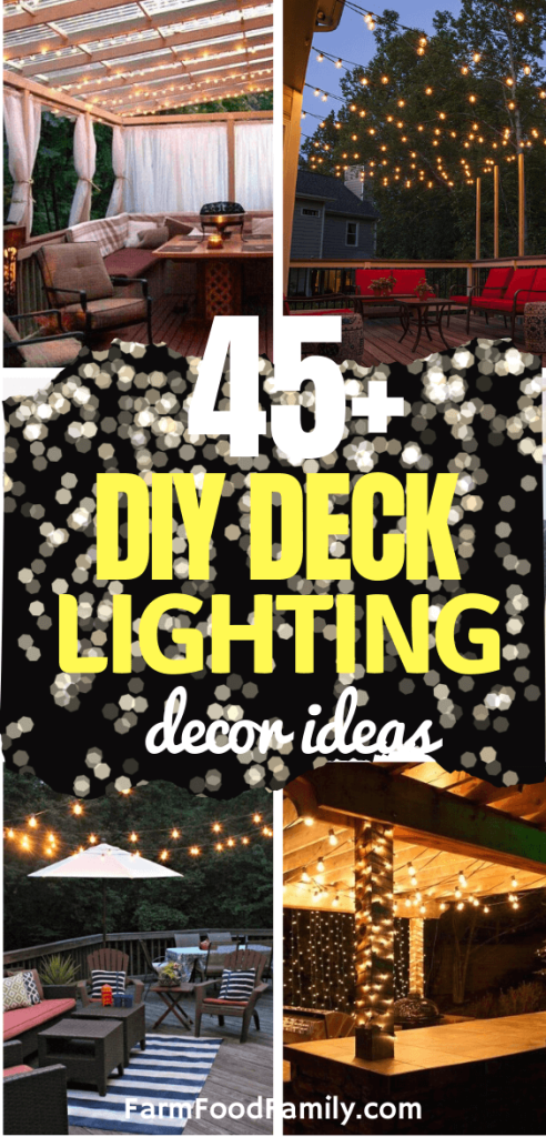 45+ Beautiful DIY Deck Lighting Ideas & Designs (With Pictures) For 2024