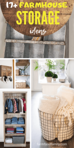 17+ Stunning Farmhouse Storage and Organization Ideas For Your Home