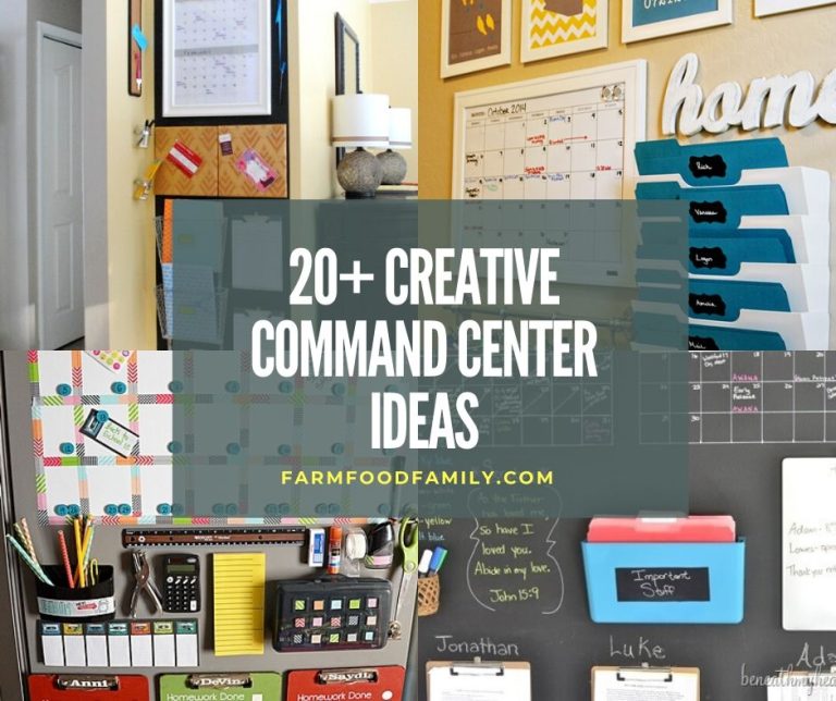 20+ Creative Family Command Center Ideas & Projects For 2024