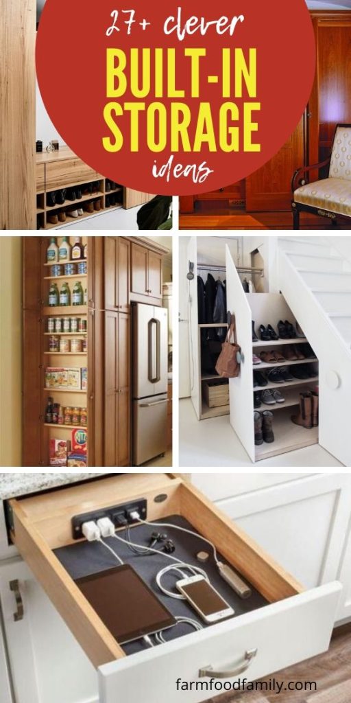 27+ Clever DIY Built-in Storage Ideas & Designs For Your Home In 2024