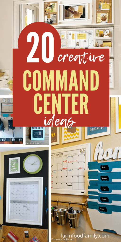 20+ Creative Family Command Center Ideas & Projects For 2024