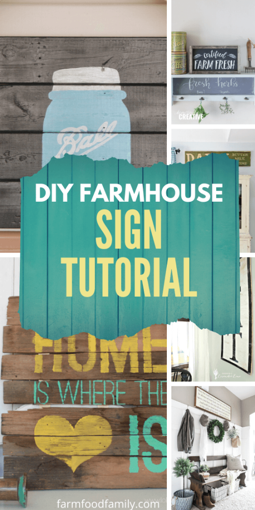 25+ Creative DIY Farmhouse Sign Ideas & Tutorials For 2024