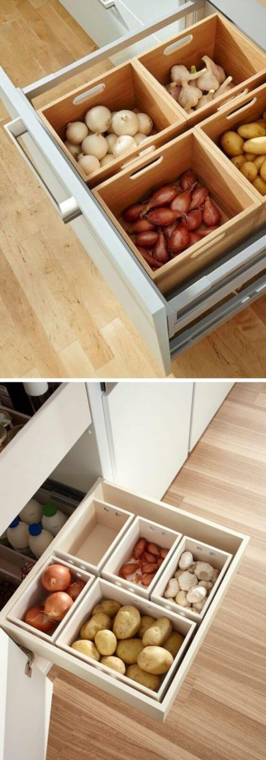 24+ Clever Storage Ideas For A Small Kitchen – FarmFoodFamily