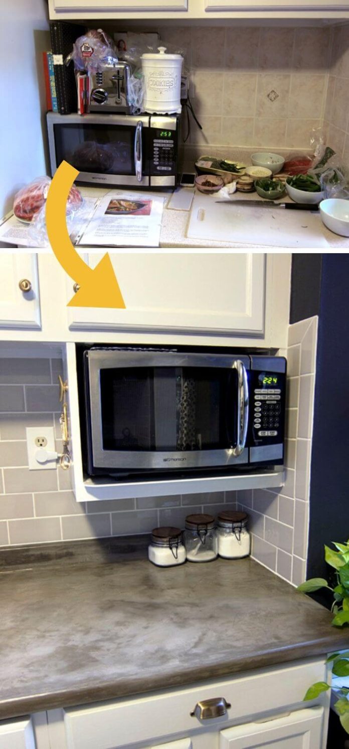 33+ Clever Ways to Clutter-Free Kitchen Countertops (Ideas & Designs)