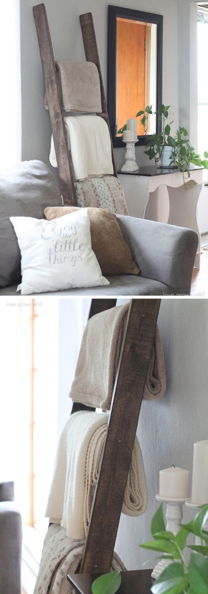 45+ Clever Repurposed DIY Old Ladder Ideas & Designs (With Tutorials)