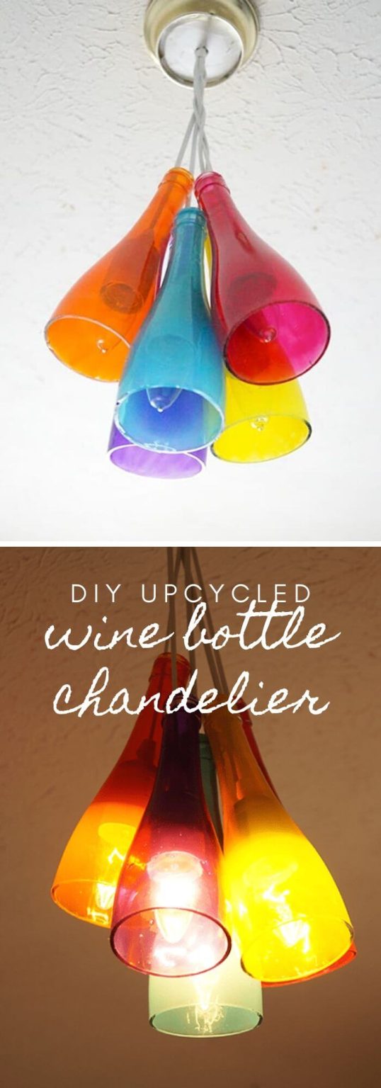 20+ Fantastic Wine Bottle Craft Ideas & Projects (With Instructions)