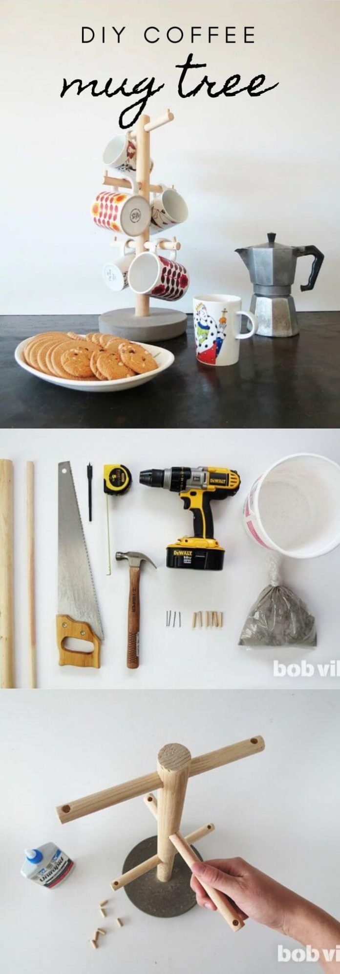22+ Creative and Simple DIY Coffee Mug Holder Ideas & Projects In 2024