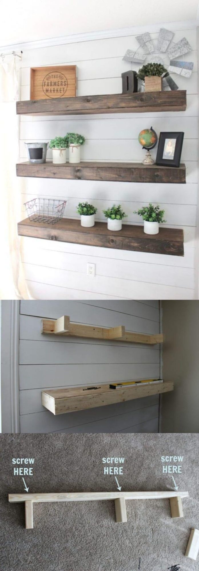 25+ Creative DIY Floating Shelf Ideas & Projects With Free Plans