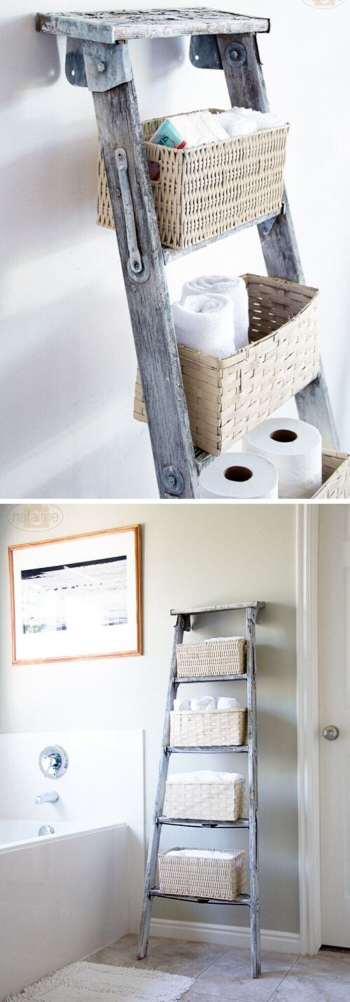 45+ Clever Repurposed DIY Old Ladder Ideas & Designs (With Tutorials)