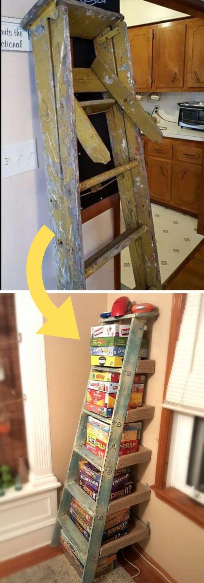 45+ Clever Repurposed DIY Old Ladder Ideas & Designs (With Tutorials)