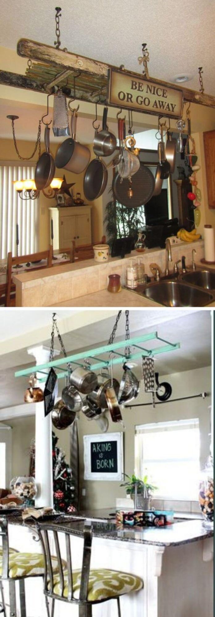 45+ Clever Repurposed DIY Old Ladder Ideas & Designs (With Tutorials)