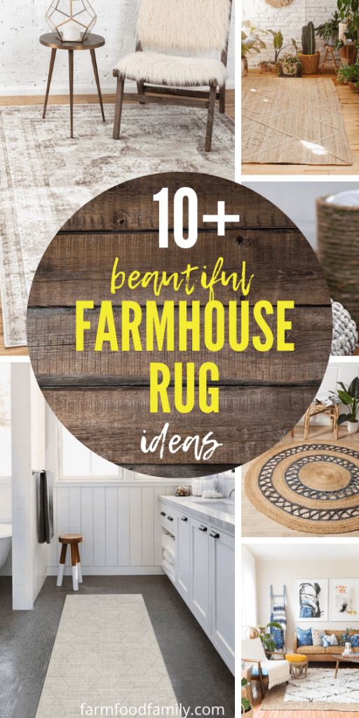 10+ Beautiful Farmhouse Rug Ideas and Designs - Rustic Decor In 2024