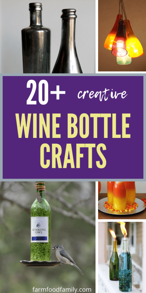 20+ Fantastic Wine Bottle Craft Ideas & Projects (With Instructions)