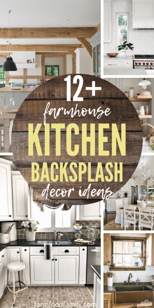 12+ Stunning Farmhouse Kitchen Backsplash Decor Designs & Ideas In 2024