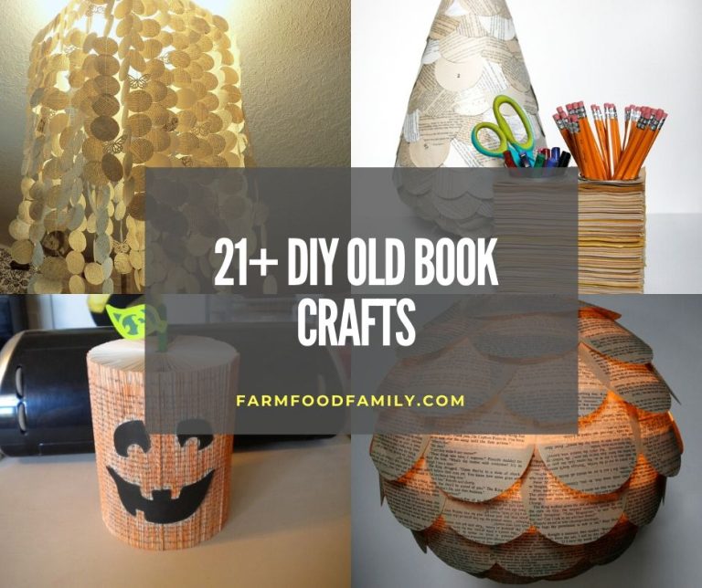 21+ Creative DIY Old Book Craft Ideas & Projects (With Instructions)