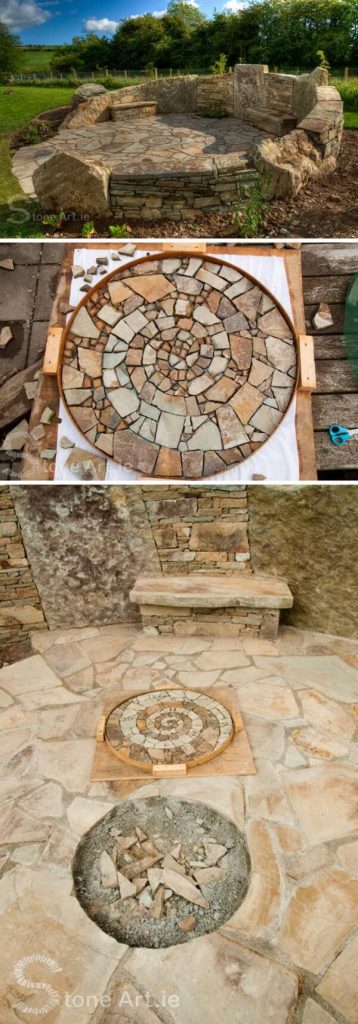 38+ Creative Patio & Garden Floor Decorating Ideas With Patterns For 2024