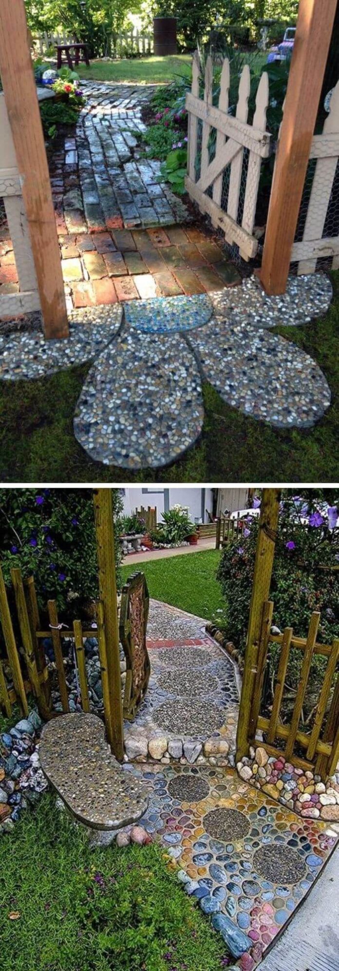 38+ Creative Patio & Garden Floor Decorating Ideas With Patterns For 2024