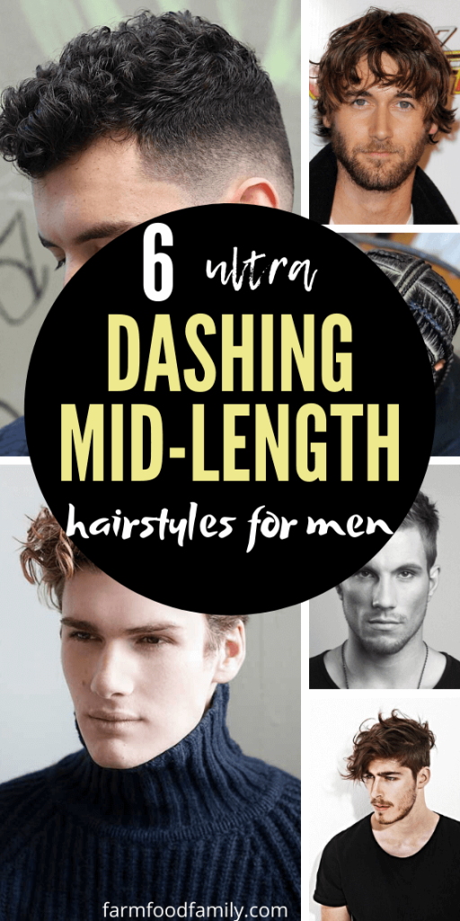 6 Ultra Dashing Mid-Length Hairstyles for Men in 2024