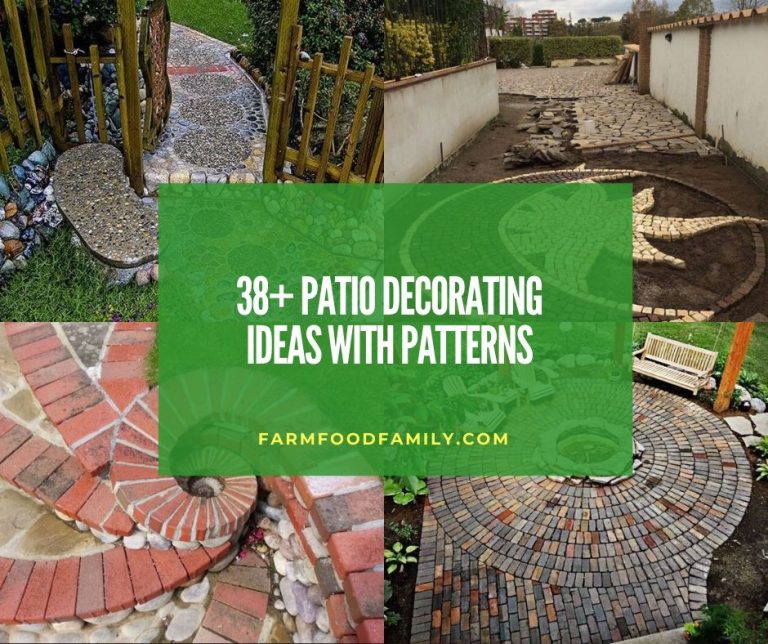 38+ Creative Patio & Garden Floor Decorating Ideas With Patterns For 2024