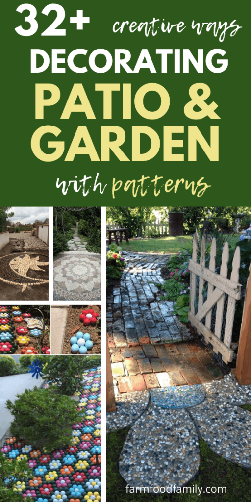 38+ Creative Patio & Garden Floor Decorating Ideas With Patterns For 2024