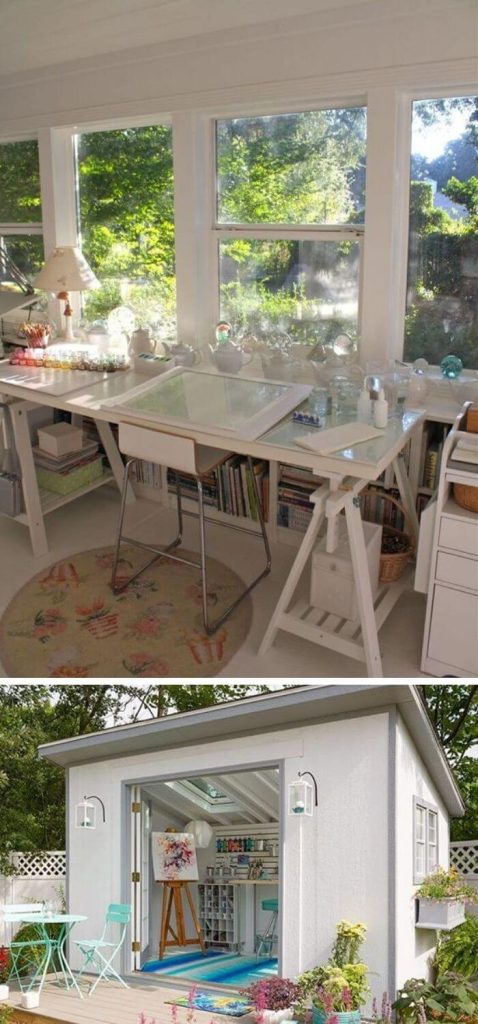 50+ Creative Home Art Studio Ideas and Designs For Creative Corners