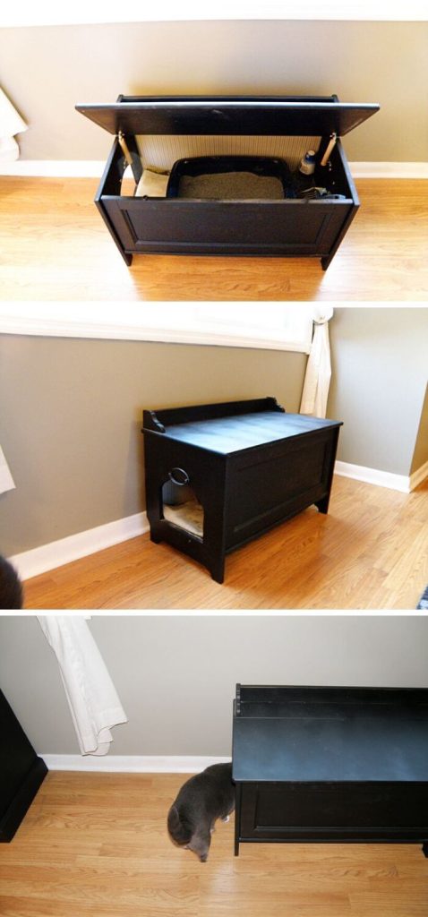 29+ Awesome DIY Ideas and Solutions For Hiding The Litter Box