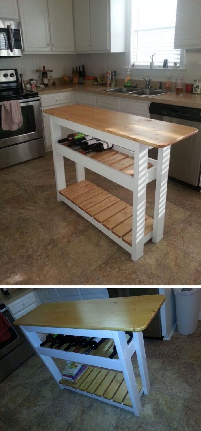 20+ Rustic DIY Kitchen Island Ideas & Designs (With Instructions) For 2024