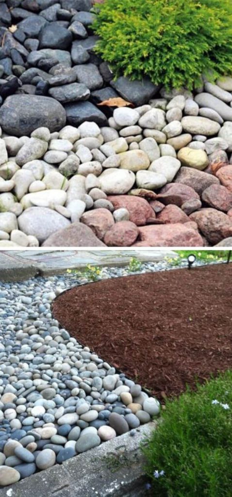 30+ Amazing Landscaping Ideas with Beach Stones For 2024