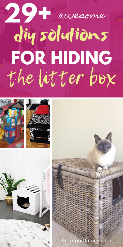 29+ Awesome DIY Ideas and Solutions For Hiding The Litter Box