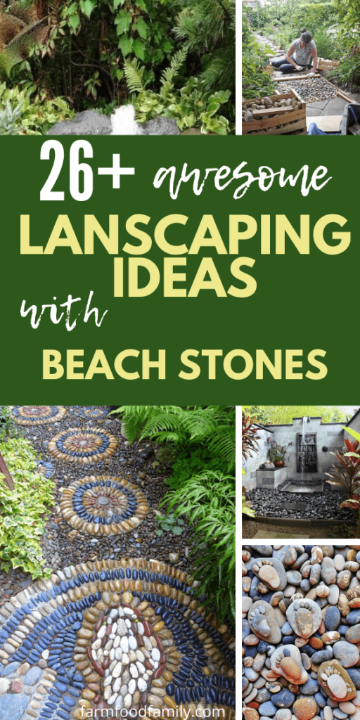 30+ Amazing Landscaping Ideas with Beach Stones For 2024