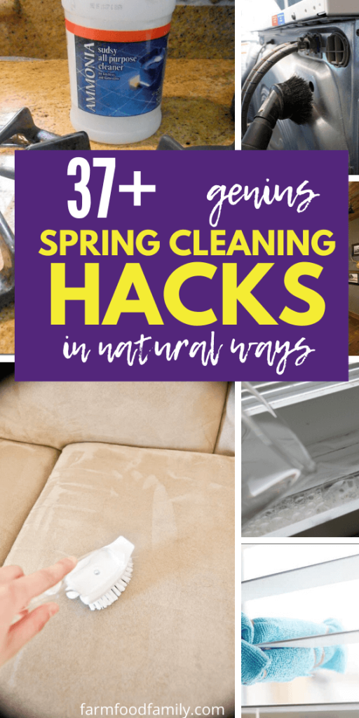 37+ Genius Spring Cleaning Hacks and Tips For Every Room (Natural Ways)