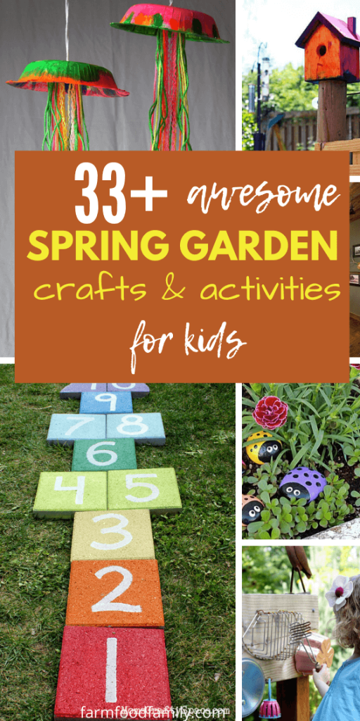 33+ Awesome DIY Spring Garden Crafts and Activities for Kids In 2024