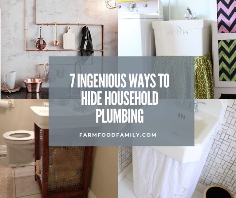 7 Ingenious Ways to Hide Household Plumbing - FarmFoodFamily
