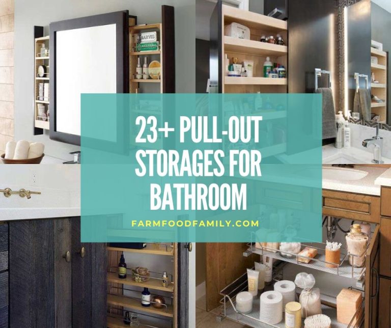 23+ Creative Pull-out Storage Ideas for Bathroom – FarmFoodFamily
