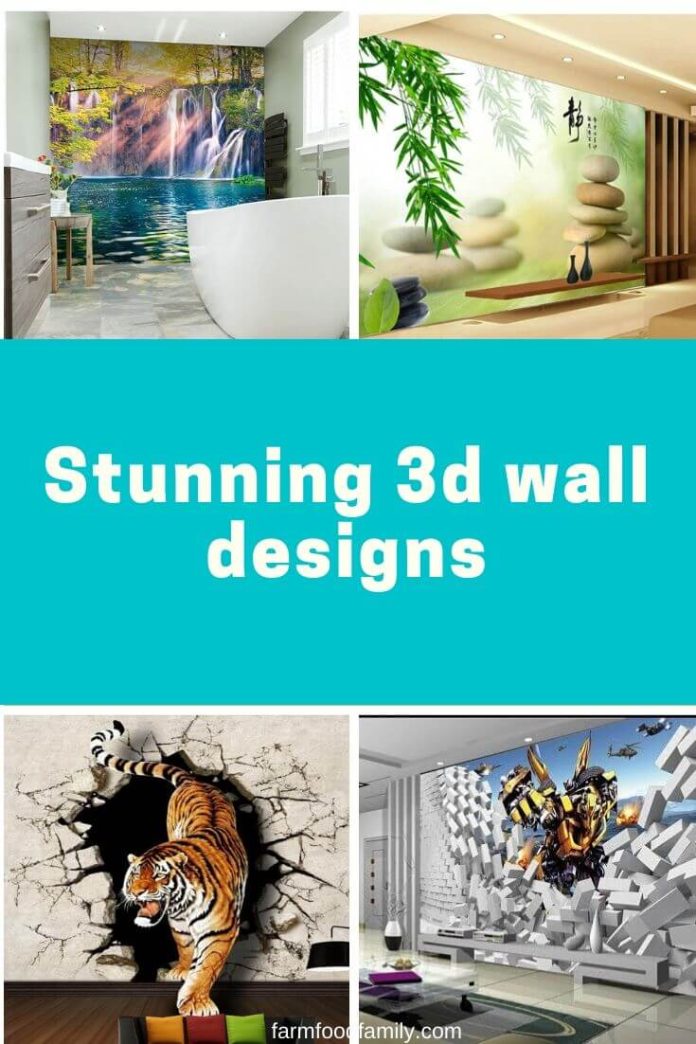 20+ Creative 3D Wall Art Decor Ideas & Designs For