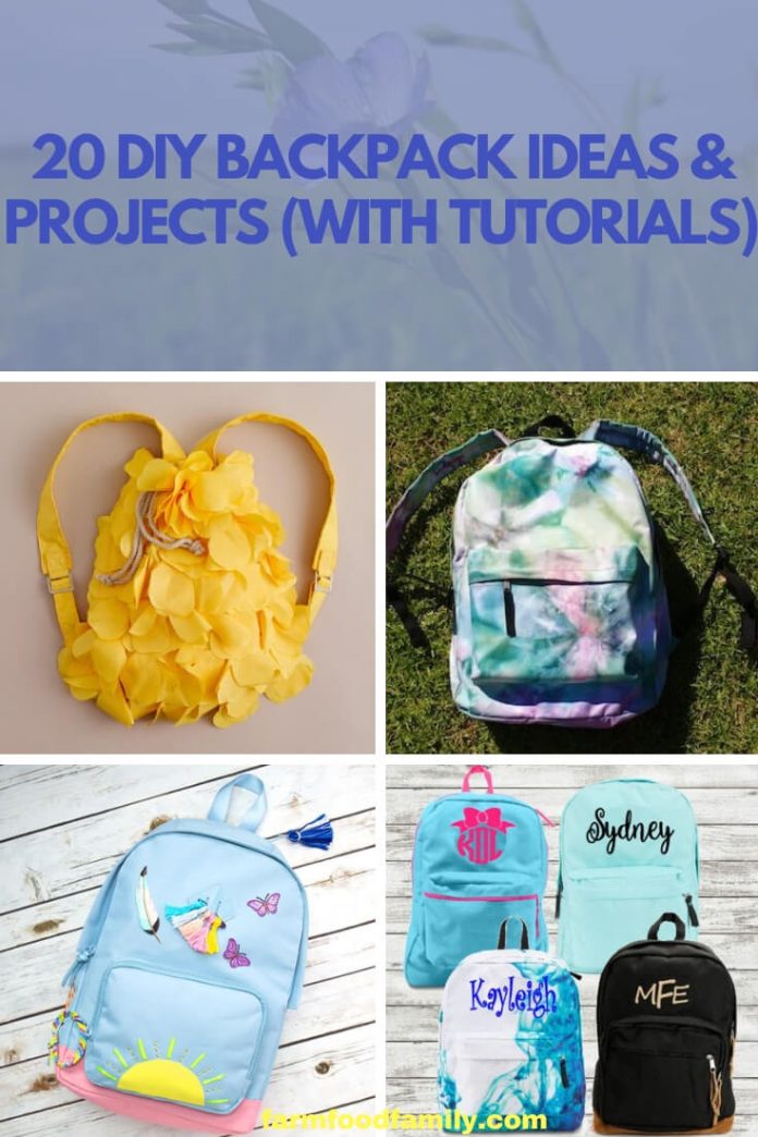 20+ Creative DIY Backpack Ideas & Projects (With Tutorials) For 2024