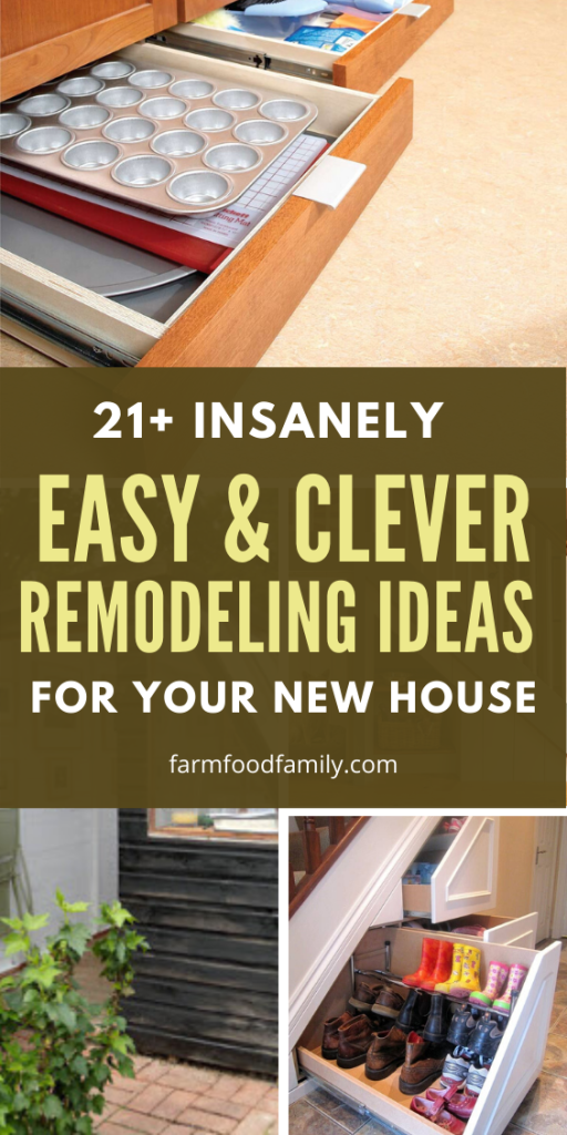 21+ Insanely Easy and Clever Remodeling Ideas For Your New House