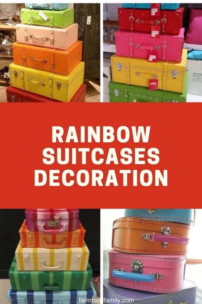 30 DIY Decorating Ideas With Repurposed Old Suitcases