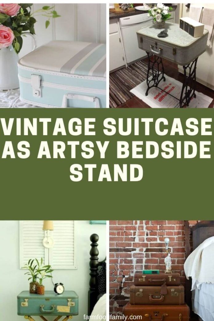 30 DIY Decorating Ideas With Repurposed Old Suitcases