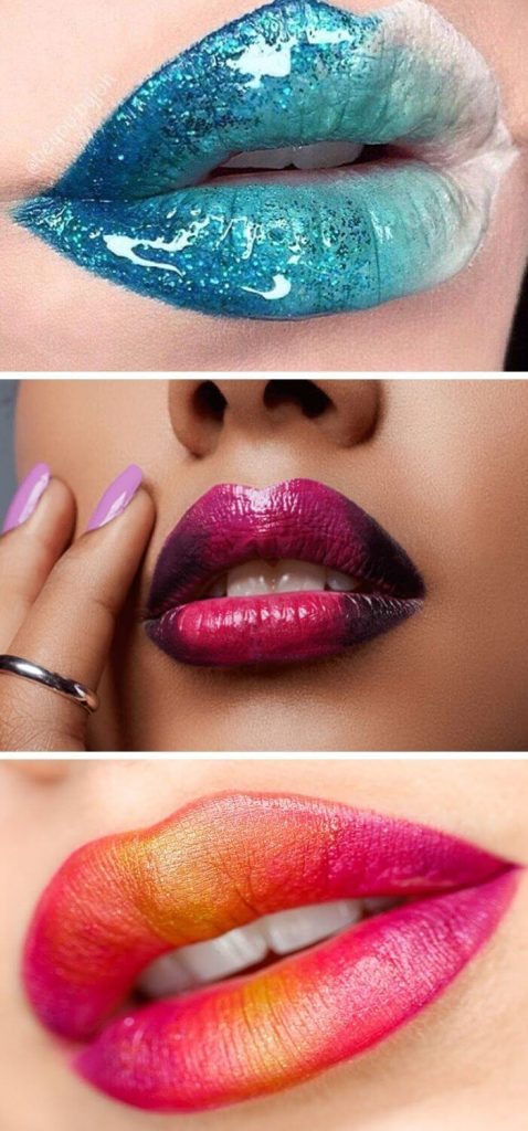 20 Creative Lipstick Tutorials and Lip Art Ideas For