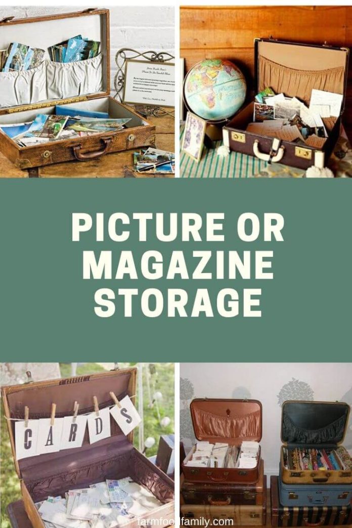 30 DIY Decorating Ideas With Repurposed Old Suitcases