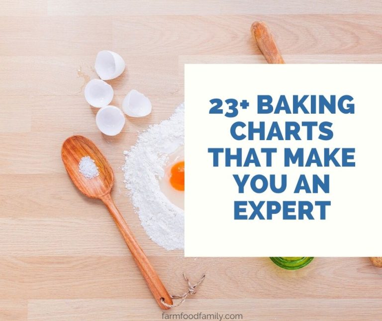 23+ Brilliant Baking Charts That Will Make You A Pastry Chef