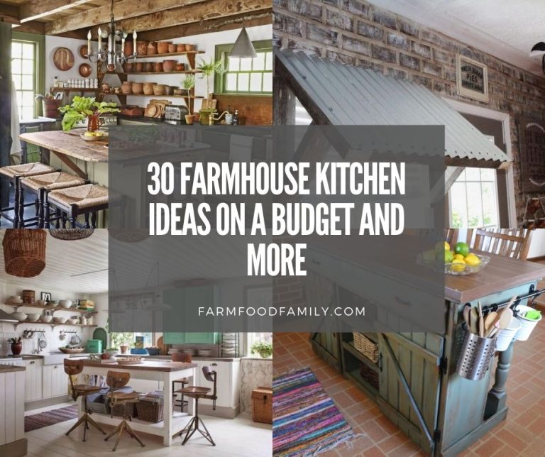 30 Farmhouse Kitchen Ideas On A Budget And More – FarmFoodFamily