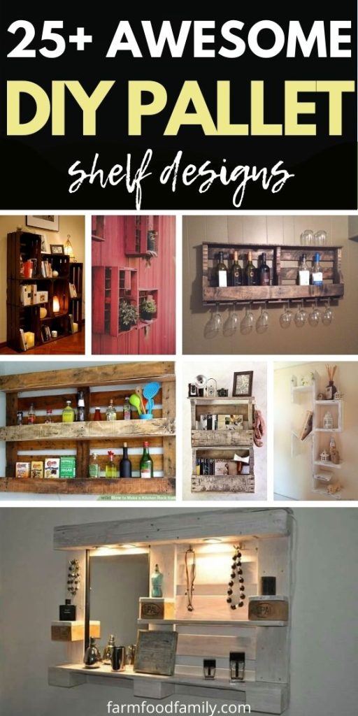 25 Creative DIY Pallet Shelf Ideas and Designs For 2024