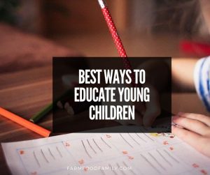 Best Ways to Educate Young Children - FarmFoodFamily