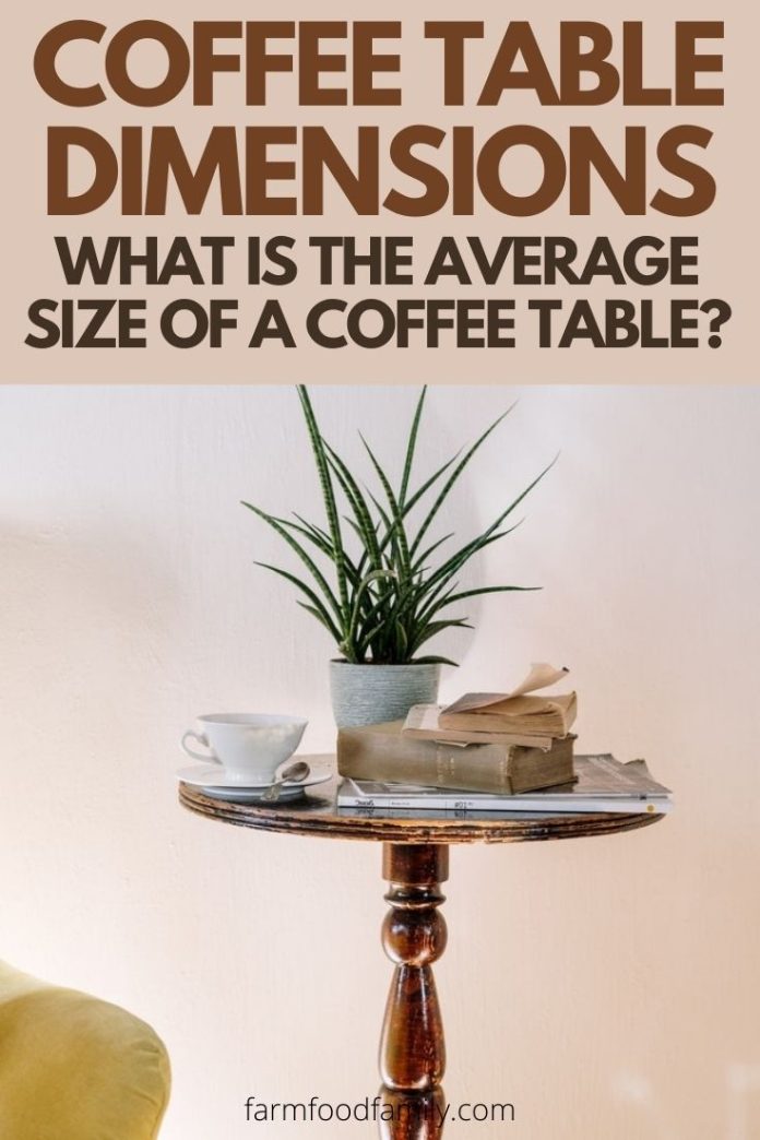 What Is The Average Size Of a Coffee Table? - Dimensions & Placement