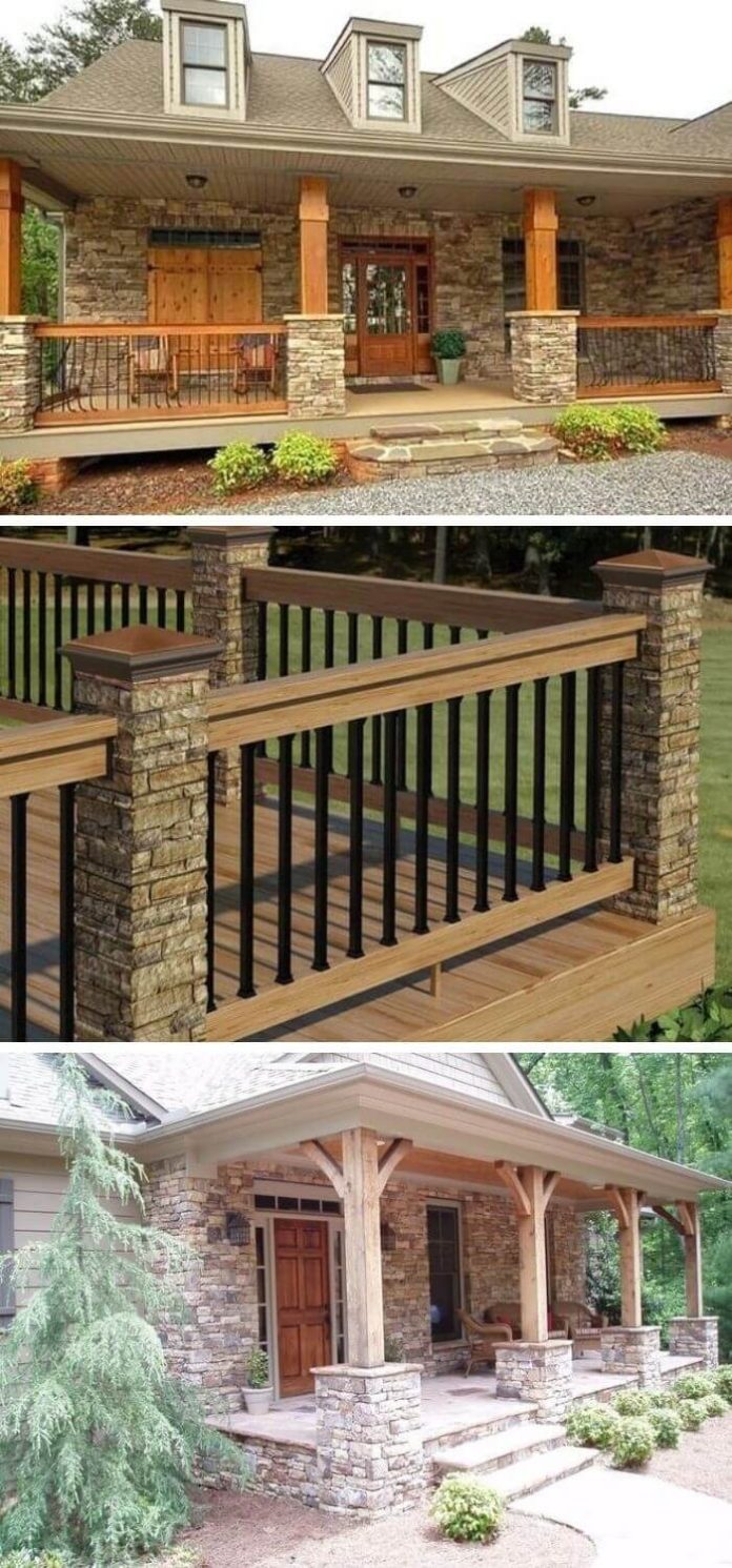 30+ Cheap and Simple DIY Porch Railing Ideas & Designs For 2024