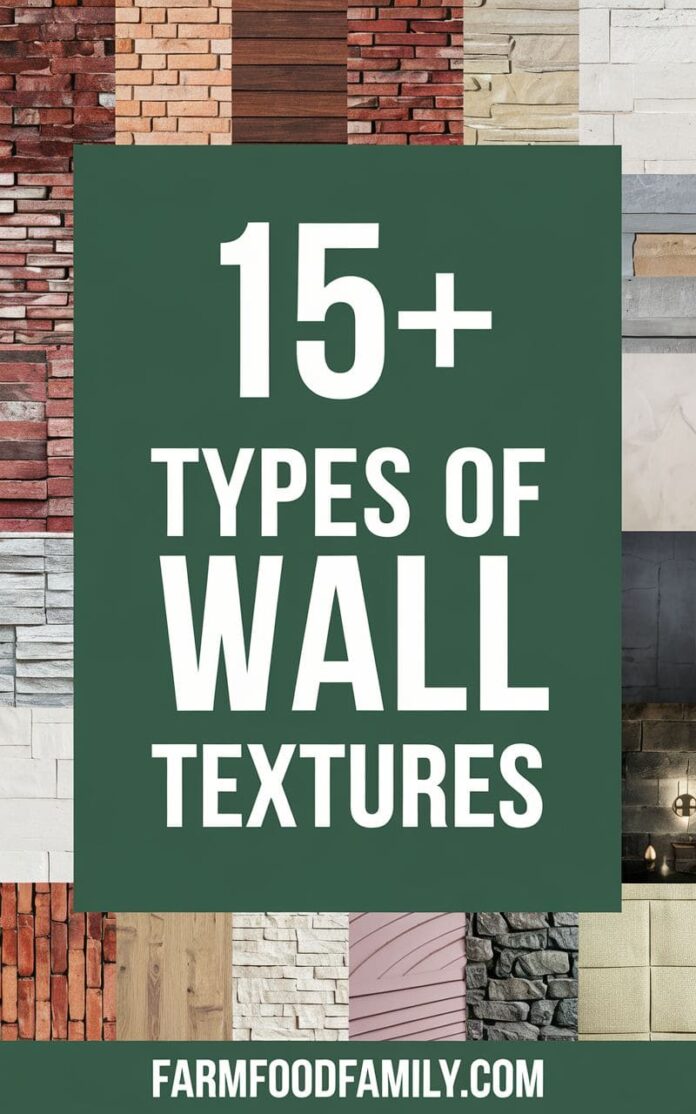 15+ Different Types of Wall Textures That You Need To Know (With Photos)