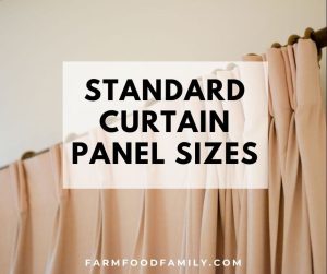 What Are The Standard Curtain Panel Sizes? (Height & Width)